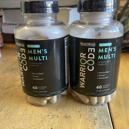 2 Nutririse Warrior Code Mens Multi Multivitamin Mineral Supplement 60 ...