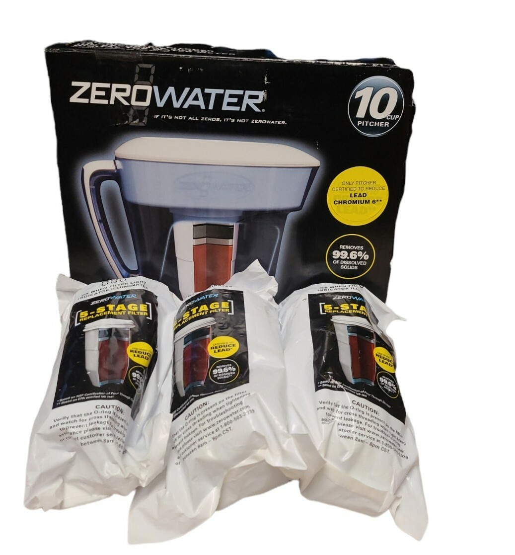 Zerowater Replacement Filters Zero Water Water Pitcher Filter