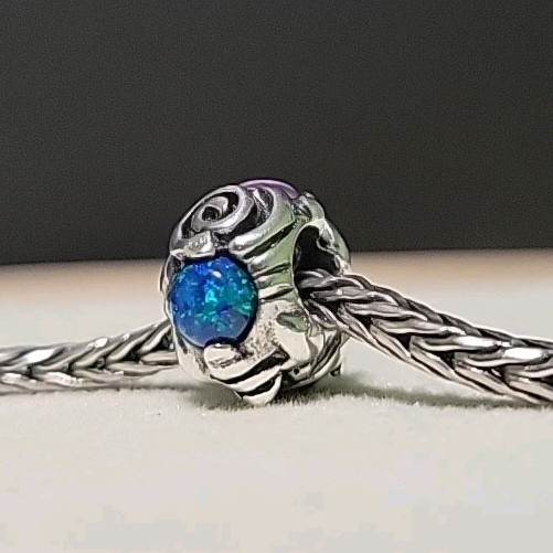 Trollbead Troll Faces Silver With 3 Gemstones EUC Rare & Retired | eBay