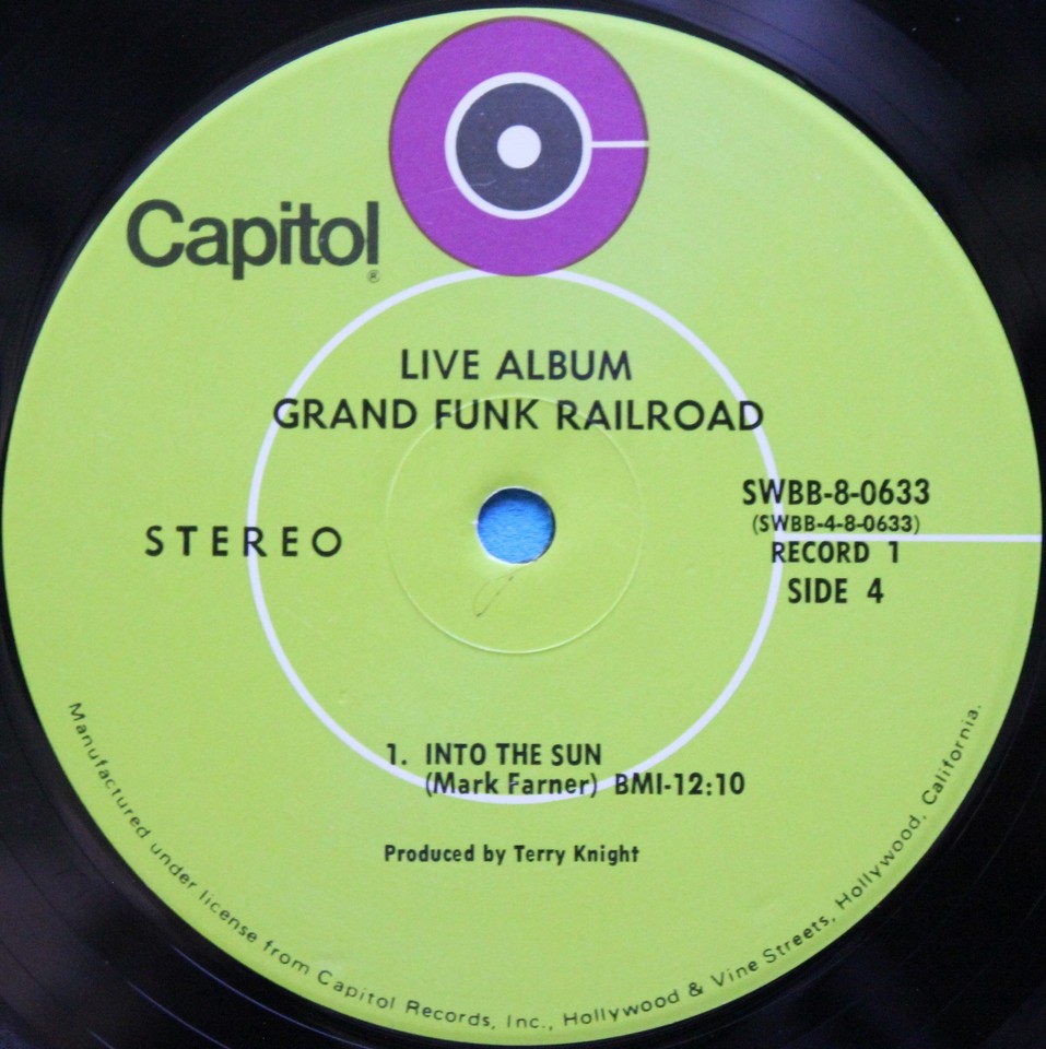 Grand Funk Railroad-Live Album-1970 Hard Rock 2LP Gatefold E/VG+ First ...