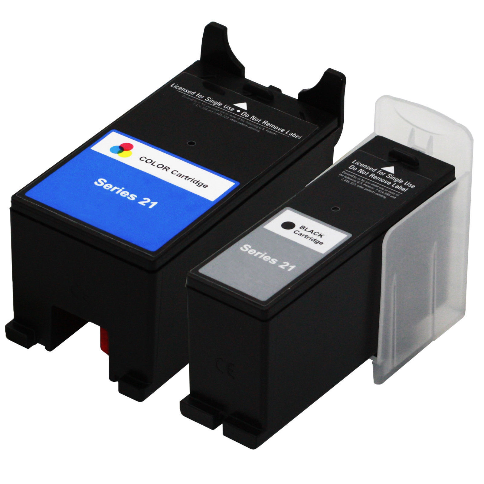 New 2PK Series 21 22 23 24 Black & Color Ink Cartridges for Dell V313w ...