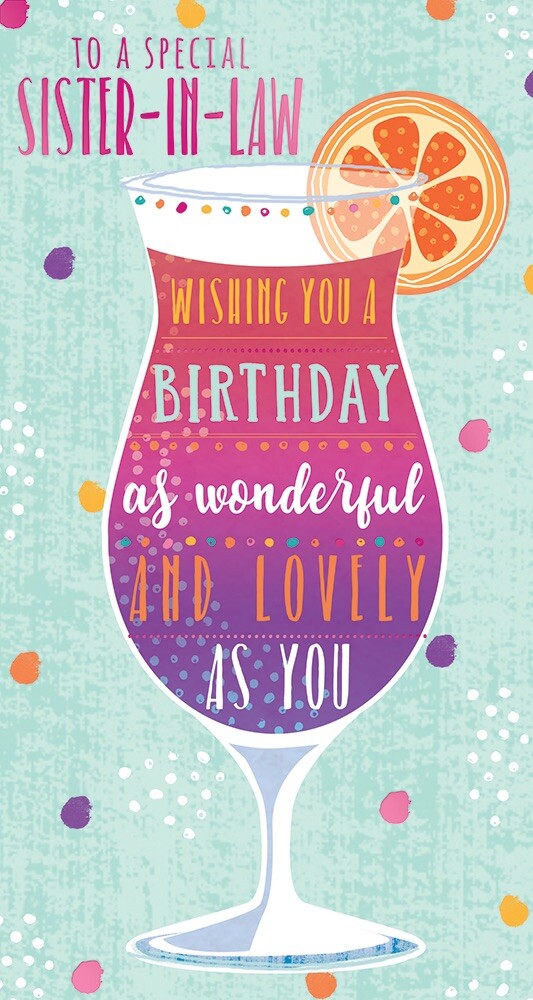Birthday Greetings For Sister In Law