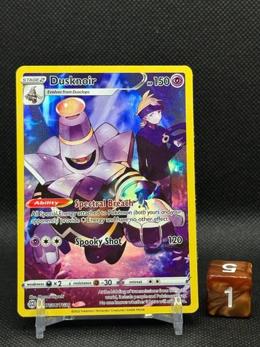 Pokemon 2022 Dusknoir TG06/TG30 Brilliant Stars Trainer Gallery Ultra ...