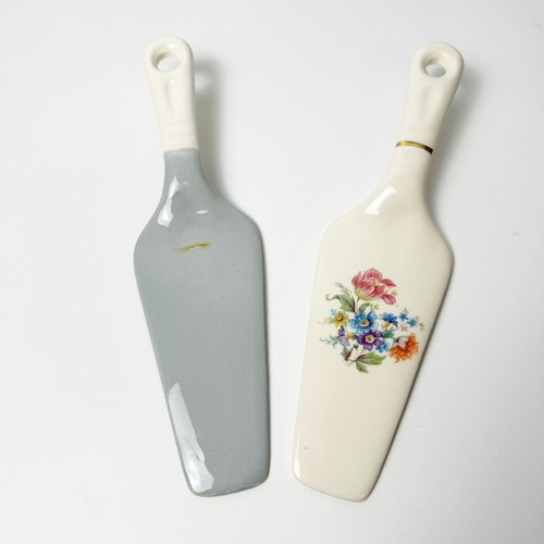 Vintage Ceramic Floral 9” Pie Cake Server Set | eBay