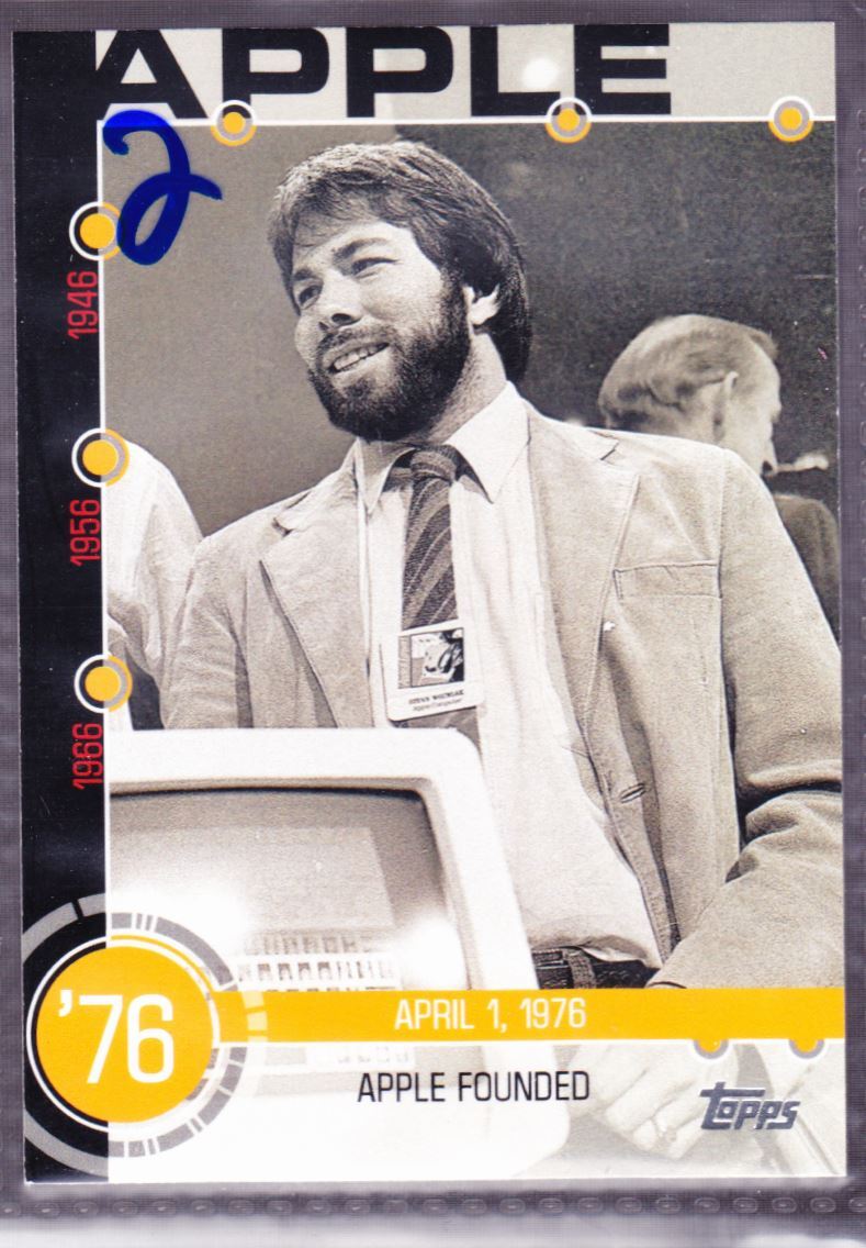 2015 Topps #9A Apple Founded Baseball History | eBay