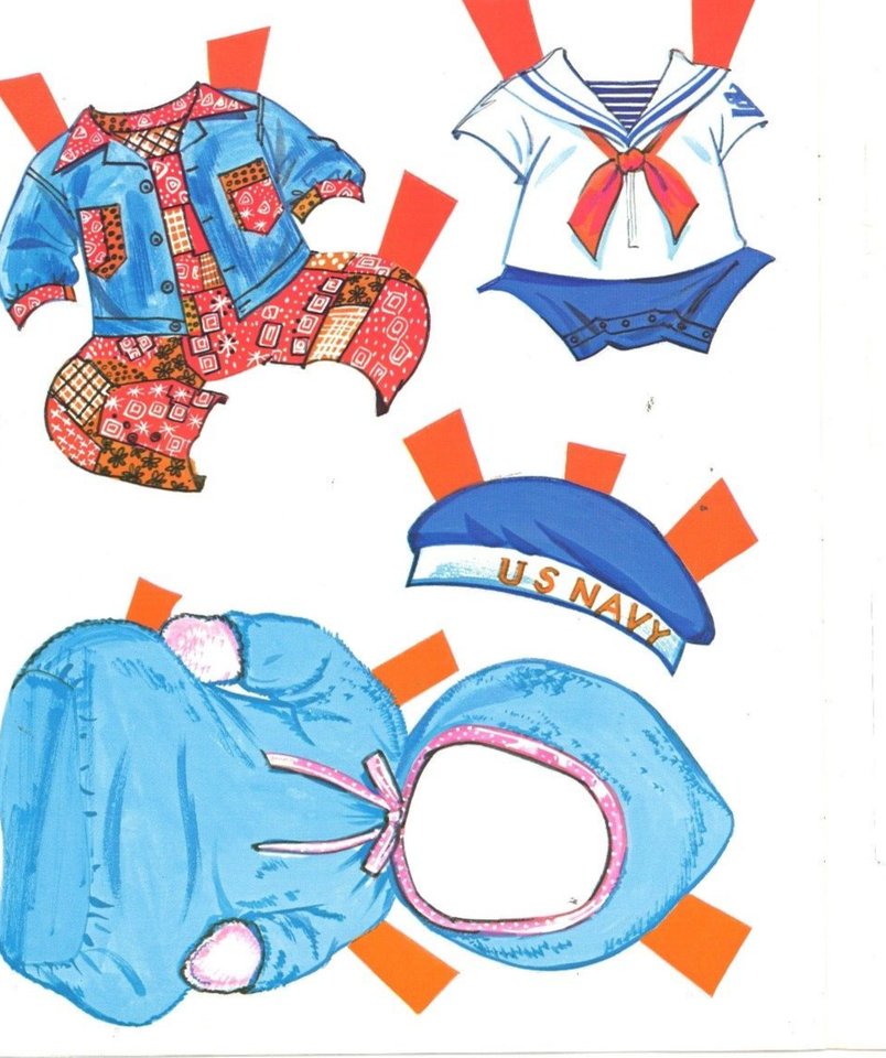 VINTGE 1958 BROTHER Tender Love PAPER DOLL ORIG SIZE UNCUT REPOR READ ...