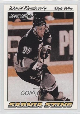 1995-96 Slapshot OHL David Nemirovsky #346 Rookie RC | eBay