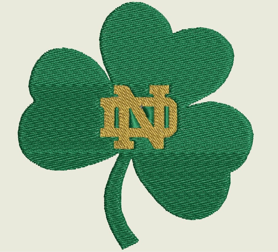 Notre Dame Machine Embroidery Team Logos - 20 Designs - CD/USB - 12 ...