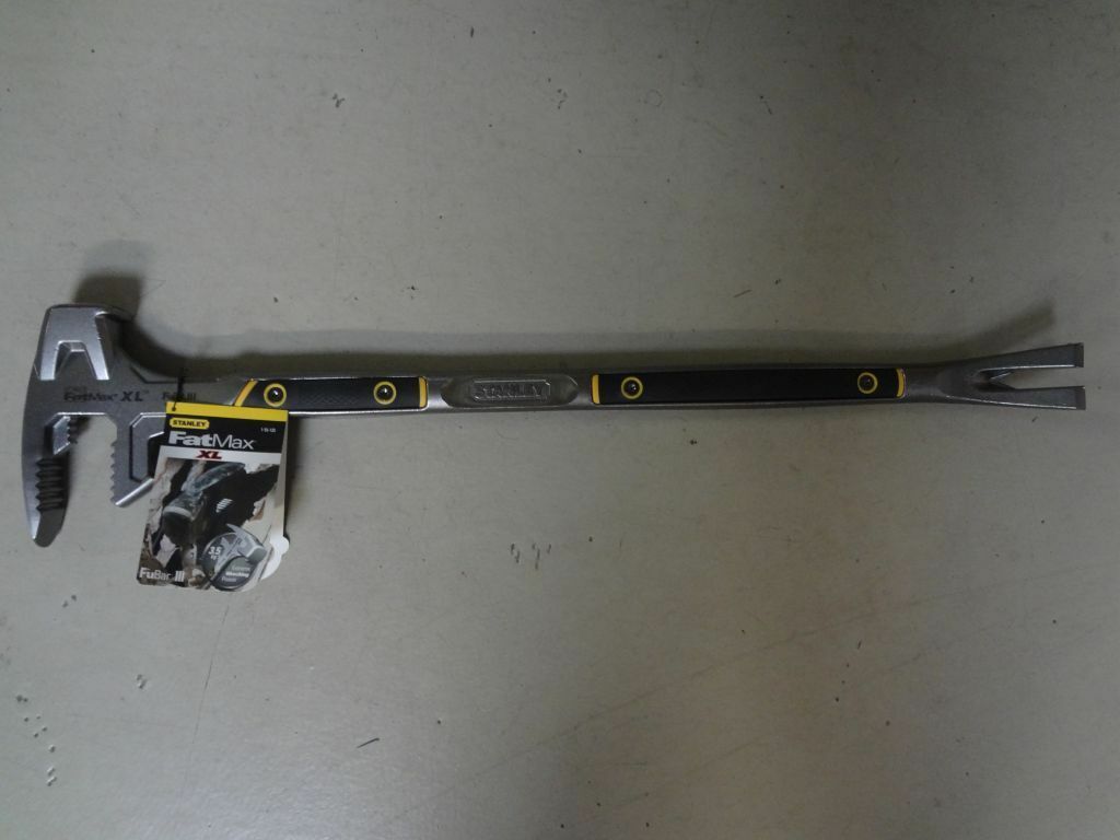 Stanley FatMax XL Fubar III 3 Pry Bars 1-55-120 Demolition Crowbar Tool ...