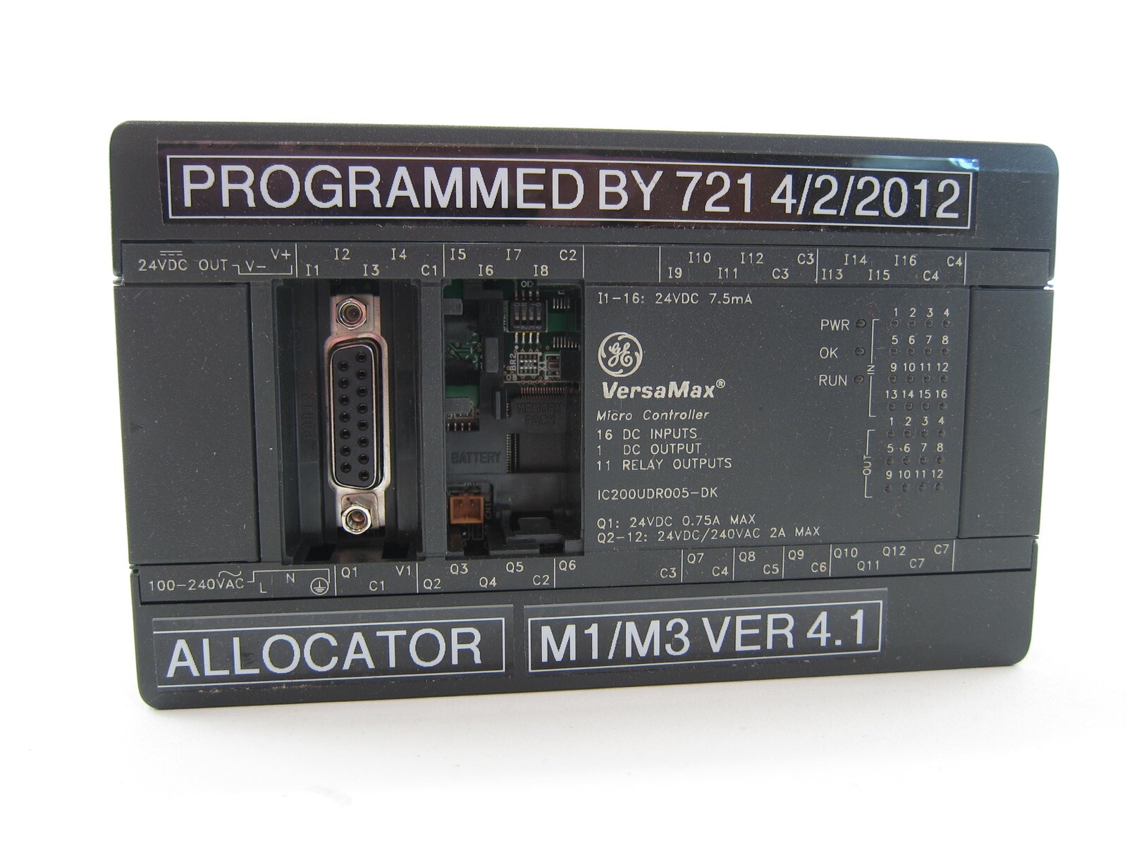 New GE Fanuc IC200UDR005-DK Versamax Micro Controller IC200UDR005DK | eBay