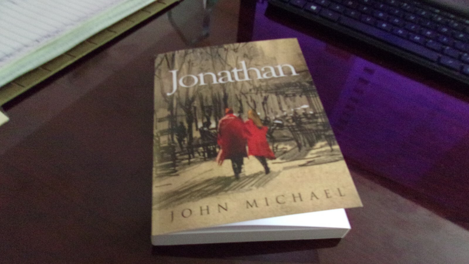 JONATHAN. Book written by John Michael. Romantic novel. Autographed to ...