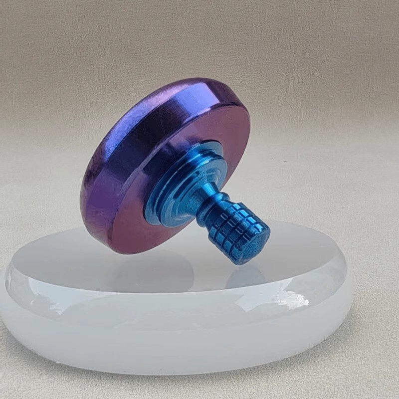 Titanium Alloy Spinning Top EDC Top Spinner Mental Stress Relief Fidget ...