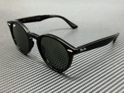 RAY BAN RB7680S 901 31 Black Green Unisex 51 mm Sunglasses | eBay