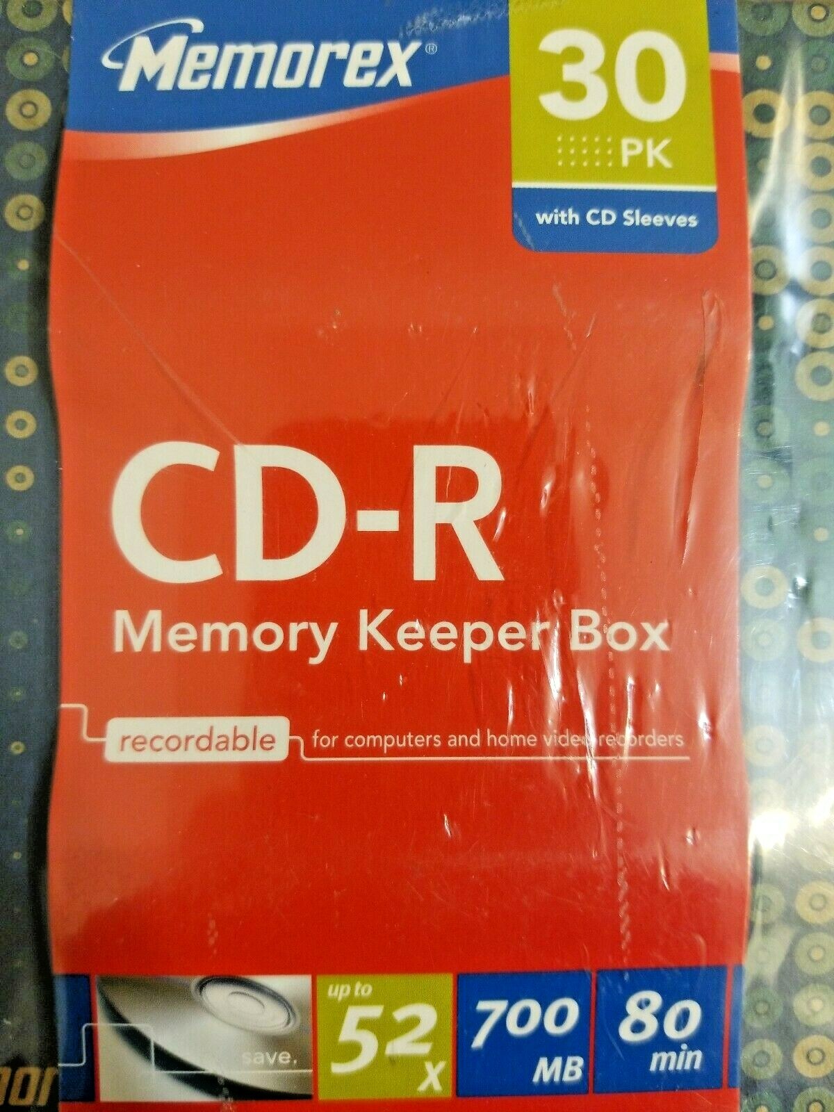 Memorex CD-R 30 Pack Memory Keeper Box | eBay