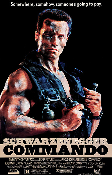 Commando 1985 Poster