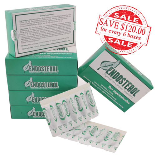 Endosterol Prostate Therapy 6 Box Discount $120.00 SAVINGS | eBay