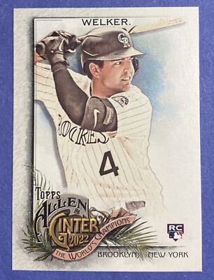 2022 Topps Allen & Ginter Colton Walker Rookie Base #197 Colorado ...