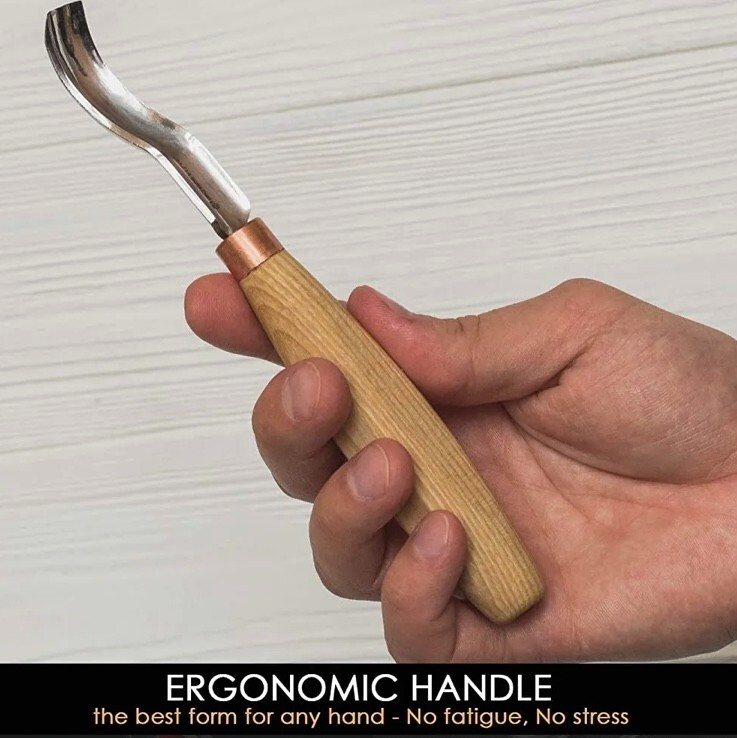 Beaver Craft - K8a/14 Short Bent Gouge | eBay