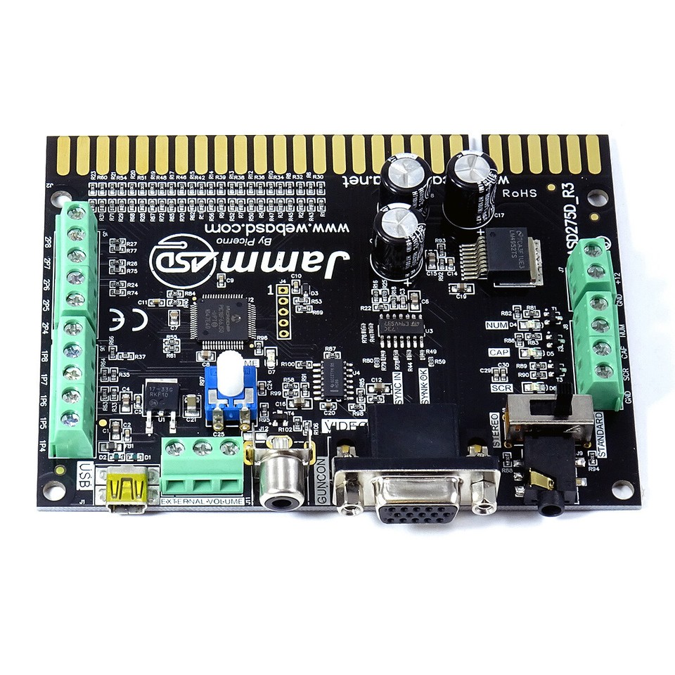 JammASD V3 PC to JAMMA Cabinet USB PC2Jamma Board PC2 PCB JPAC ASD | eBay