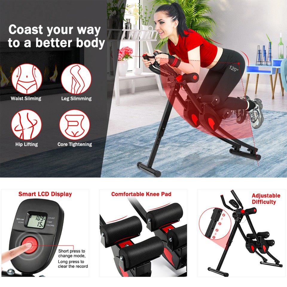 Ab Workout Equipment Ab Machine for Stomach Workout in Home Gym ...
