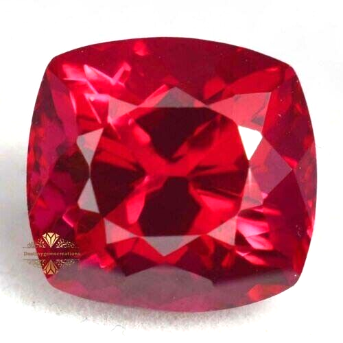 Certified Natural Burmese Red Ruby 36.30 Ct Flawless Cushion Cut Loose ...