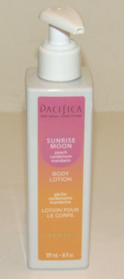 Pacifica Sunrise Moon Body Lotion 6 Oz Full Size Peach Cardamom ...