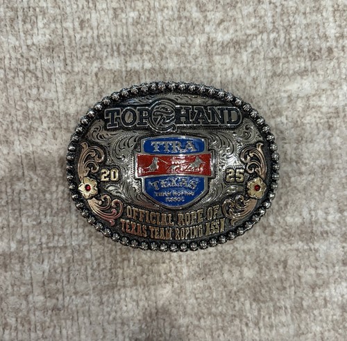 Trophy Rodeo Champion Belt Buckle Team Roper Roping Header Heeler | eBay
