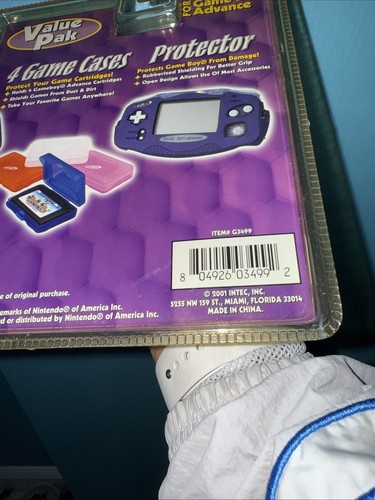 2001 GAMEBOY ADVANCE VALUE PAK EAR PHONES-PROTECTOR- "4" GAME CASES ...