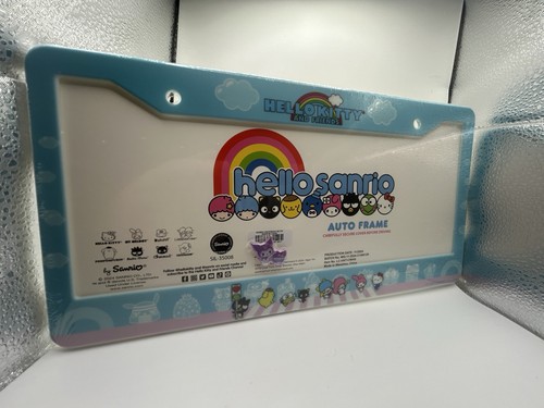 Sanrio Hello Kitty Car License Plate Auto Frame Badtzmaru Pompompurin ...