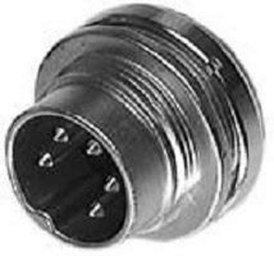 1 x T3402-009 - Amphenol - Circular DIN Connectors 6 Pin male; Front ...