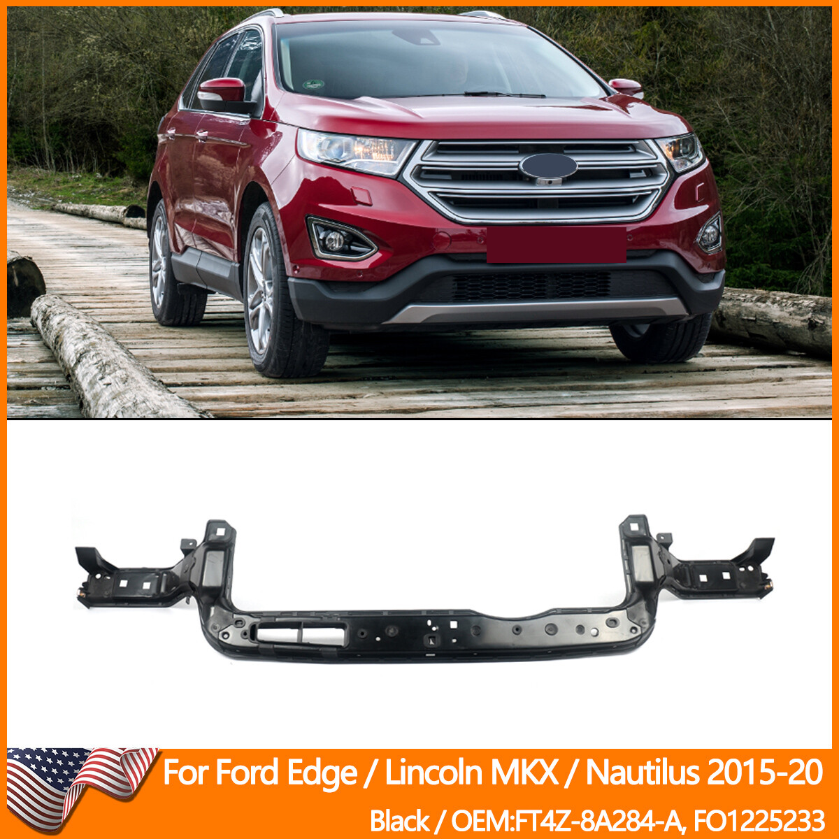 Radiator Support Core For Ford Edge Lincoln MKX 2015-2020 FT4Z8A284A ...