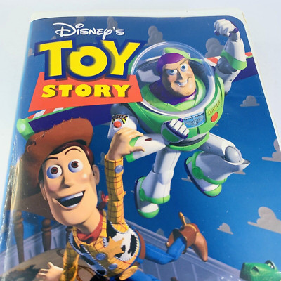 Toy Story VHS Disney Pixar Full Screen Movie Video Tape Tim Allen Tom ...