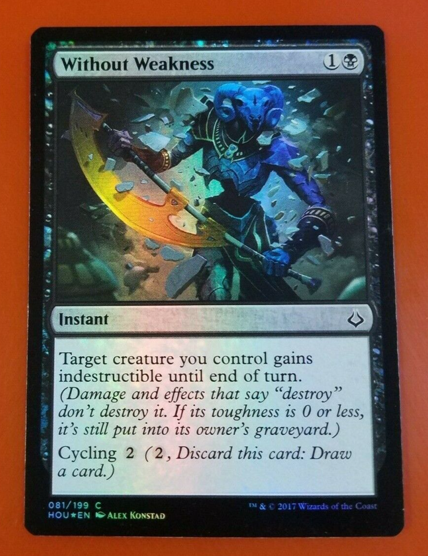 1x Without Weakness | FOIL | Hour of Devastation | MTG Magic Cards | eBay