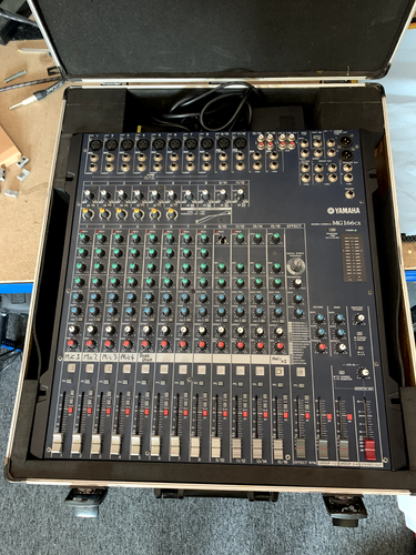 YAMAHA MG166CX FX 16 Channel Mixing Desk incl. carry case | eBay UK
