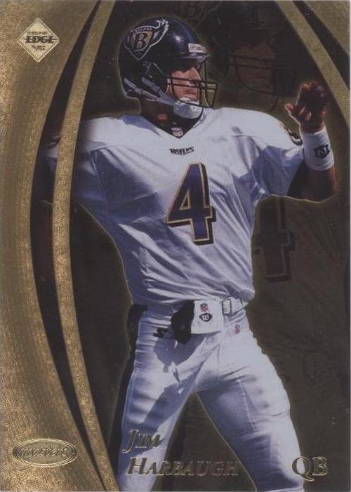 1998 Collector's Edge Masters - Jim Harbaugh #13 50-Point Gold /150 for ...