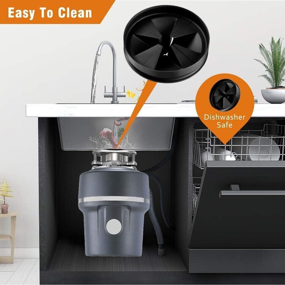 Garbage Disposal Splash Guard Collar Sink Baffle 3.1/8" QCB-AM ...