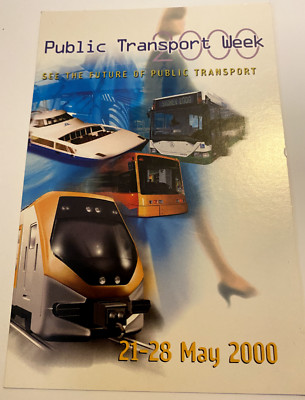 Public Transport Week Postcard NSW 2000 Avant Card Great condition ...