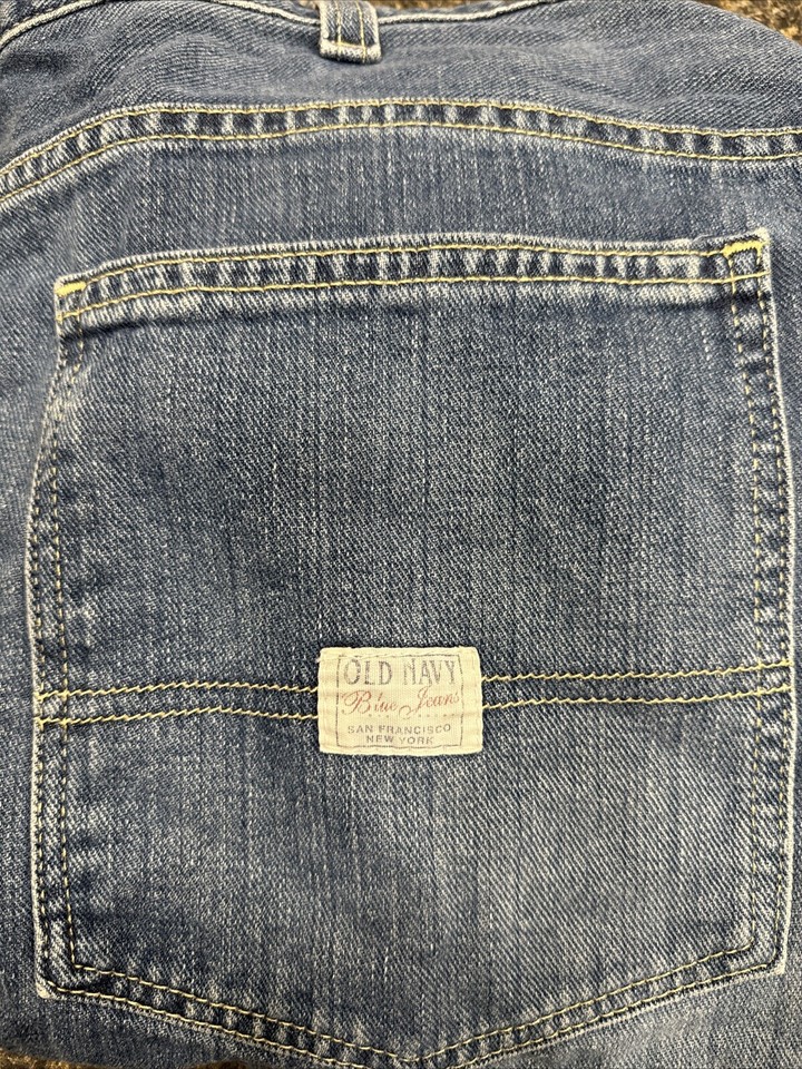 Vintage Old Navy Workers Mens 42 Denim Blue Jean Shorts Mucha Nic’s | eBay