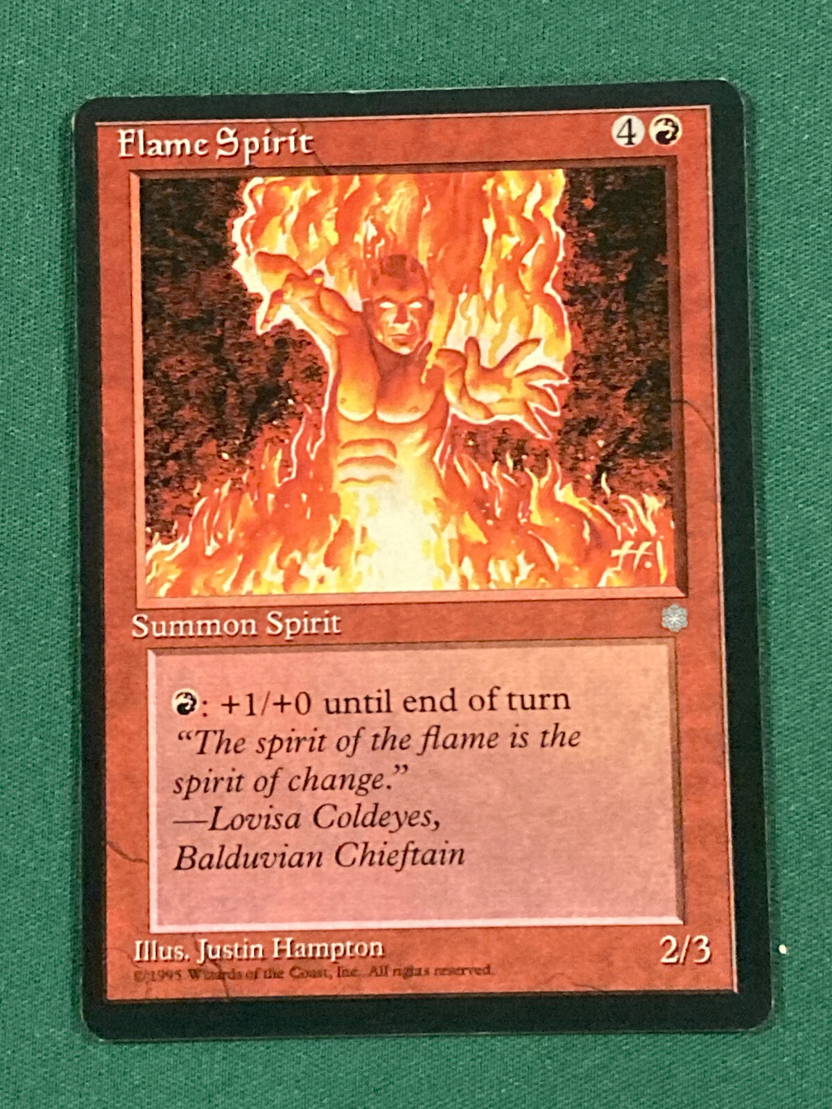 Flame Spirit, Ice Age, Magic the Gathering MTG | eBay