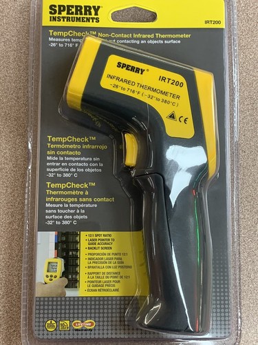 Sperry Instruments TempCheck Non-Contact Infrared Thermometer! Model ...