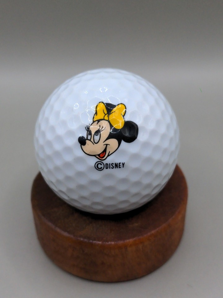 Minnie Mouse Logo Golf Ball Acushnet Collectors Display Ball Disney | eBay