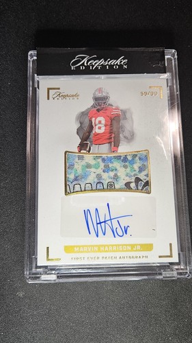 2022 Keepsake Edition Marvin Harrison Jr. Auto Patch /99 | eBay