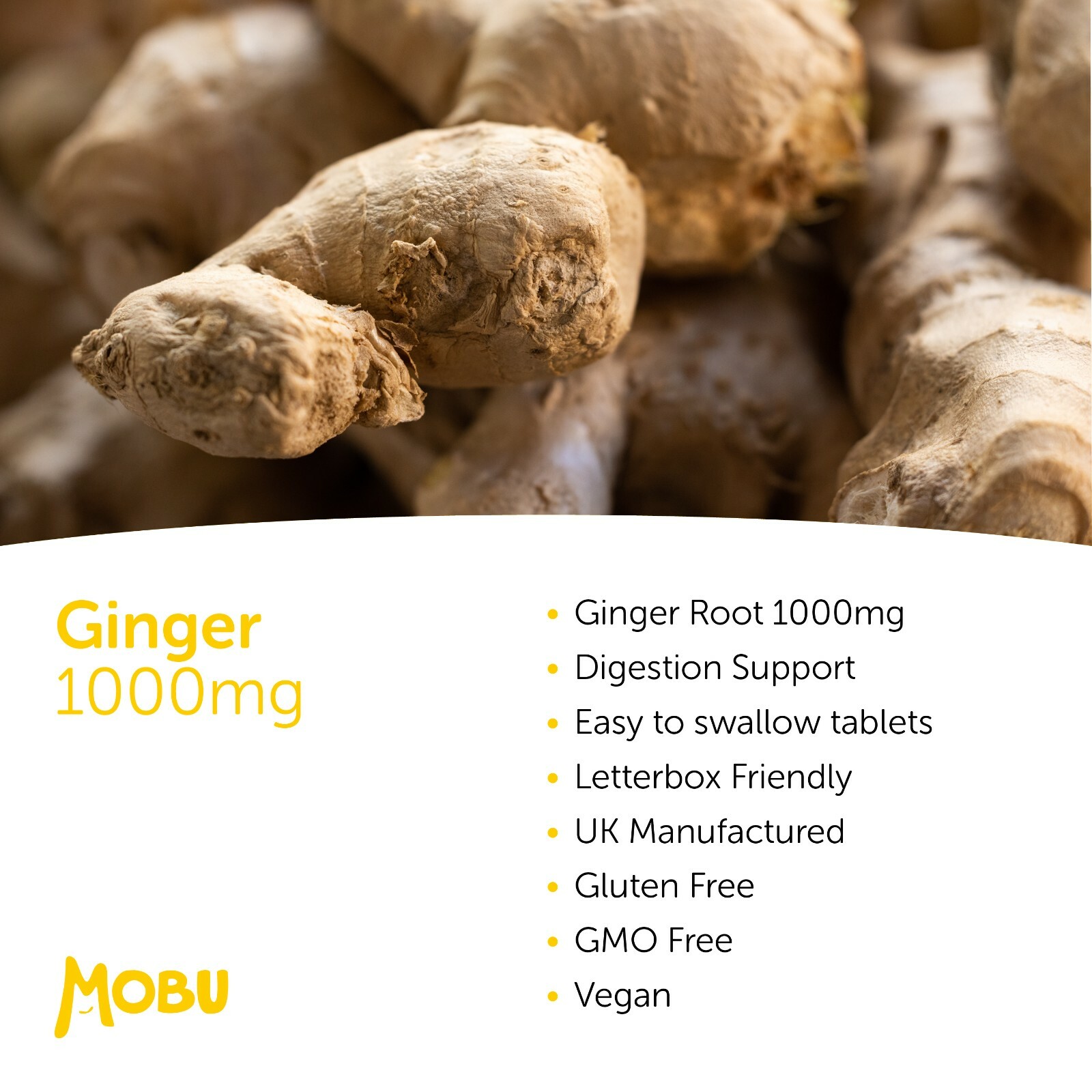 Ginger Root 1000mg Extract 120 Tablets | Travel Sickness Aid | UK Made ...