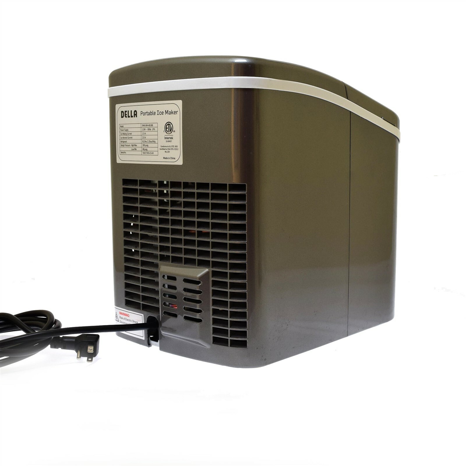 Della Countertop Portable Ice Maker Gray Model 048-GM-48188 | eBay