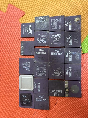 1 KG Intel Amd I486 Pentium CPU Ceramic Gold Processors - Scrap Gold ...