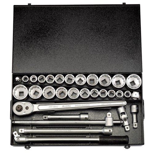 Draper 3/4in Drive Elora 31 Piece 12 Point Socket Set Metric / AF 00335 ...