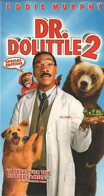 Dr. Doolittle 2 (VHS, 2001) Eddie Murphy, Kevin Pollak, Kristen Wilson ...
