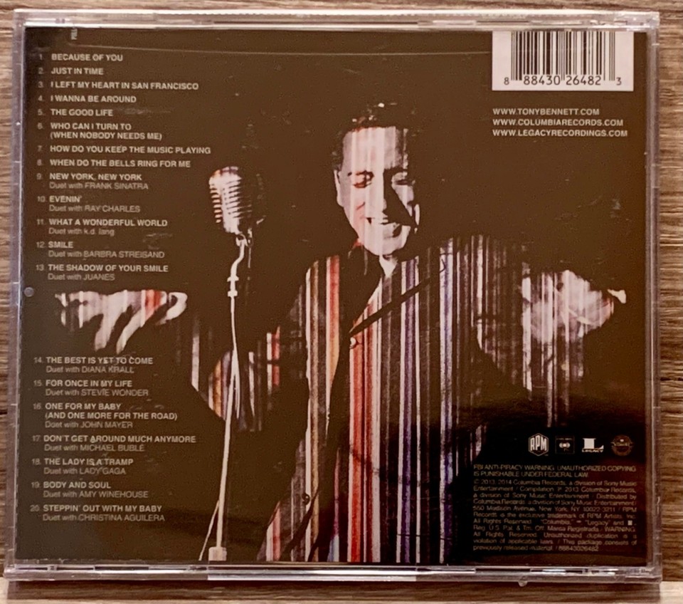 TONY BENNETT The Classics Timeless Hits & Iconic Duets CD BRAND NEW ...