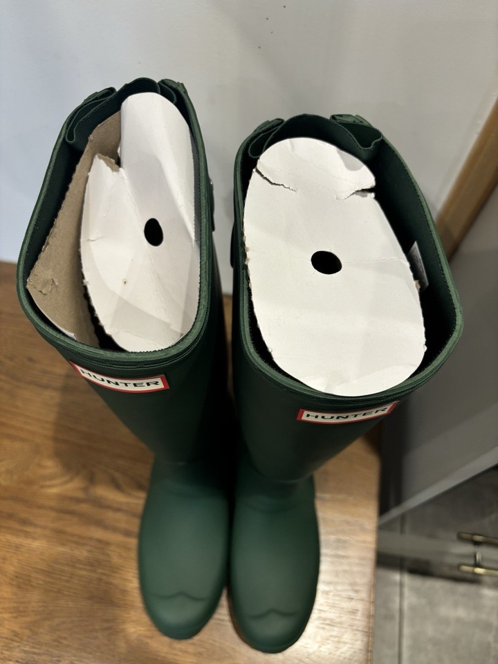 HUNTER ORIGINAL TALL BACK ADJUSTABLE BOOT GREEN,Size Uk-6.eu-39 | eBay UK