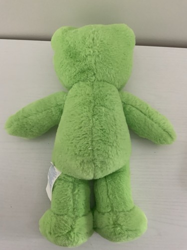 Build a Bear Spring Green Frog 16" Plush Stuffed Animal Soft Cuddle Toy ...